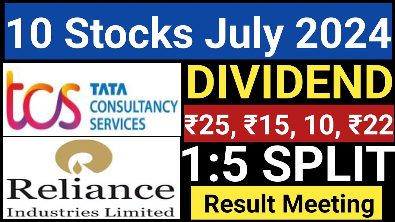 TCS Ltd + 10 Company announced high dividend Bonus or stock split with ...