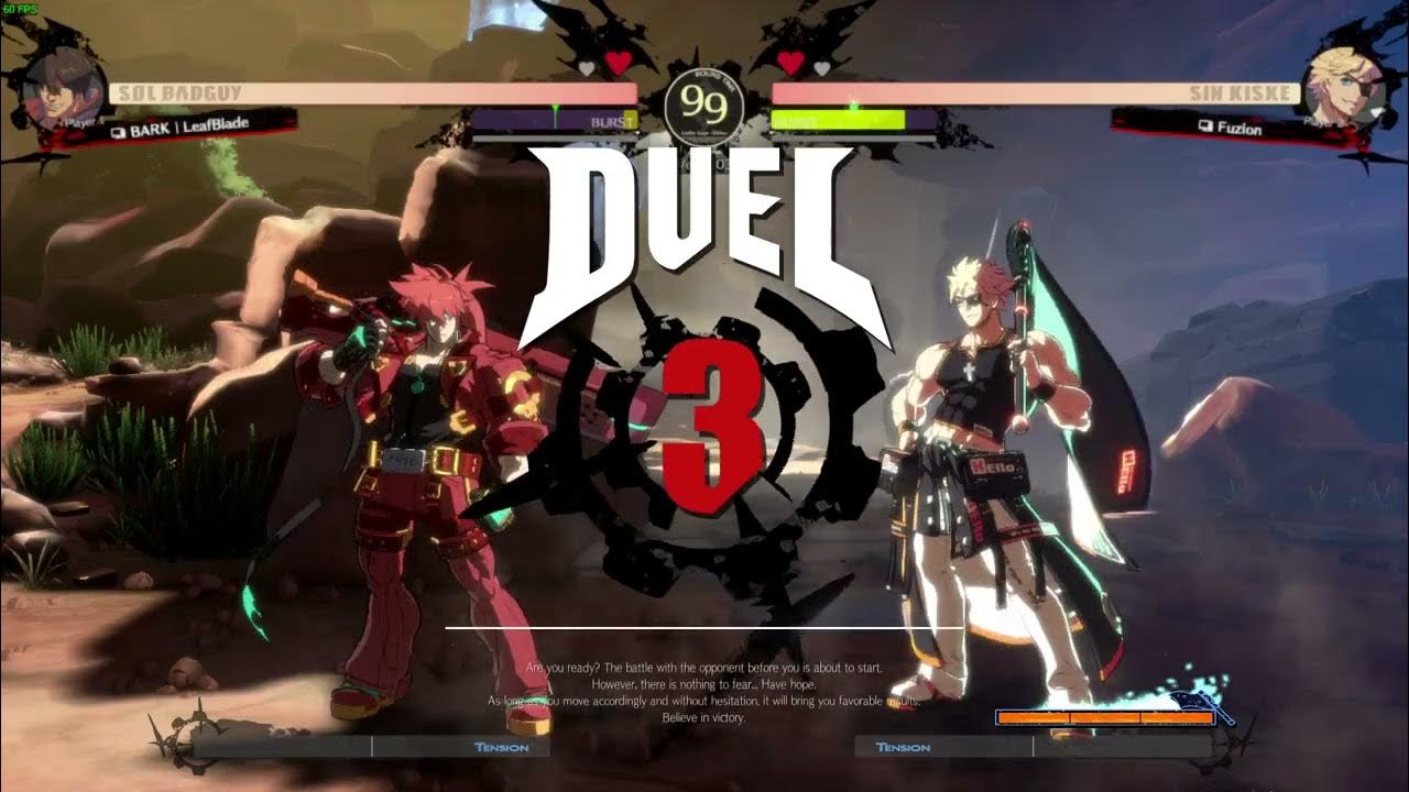 24-3-7 GGST Tower Sets LeafBlade (Sol) vs Fuzion (Sin) - YouTube