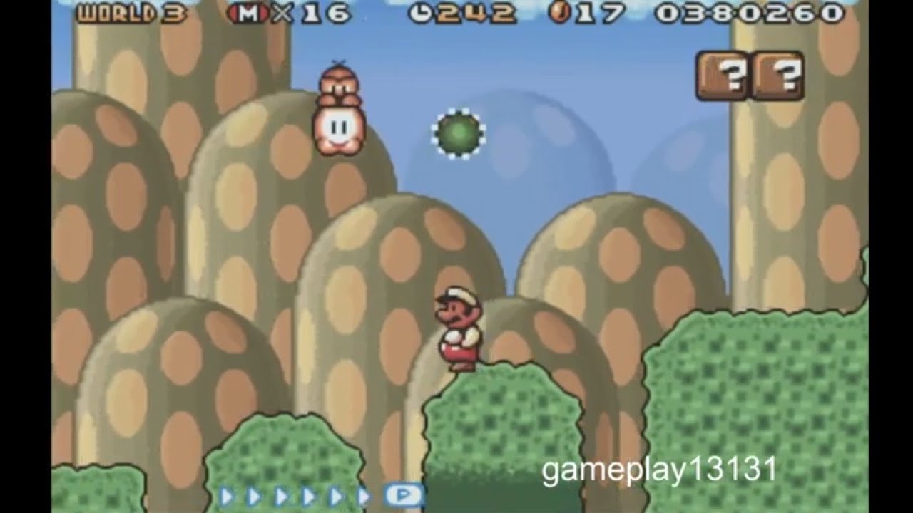 सुपर मारियो 3 | FULL VIDEO | World 3 | Tail Super Mario Bros 3 | Level ...