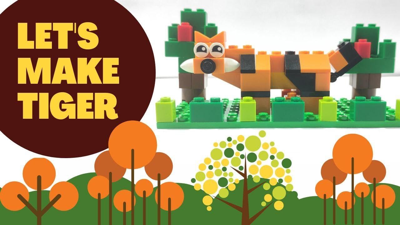 HOW TO BUILD LEGO TIGER IN FOREST -"Lego Creator 10696" & DIY Brick ...