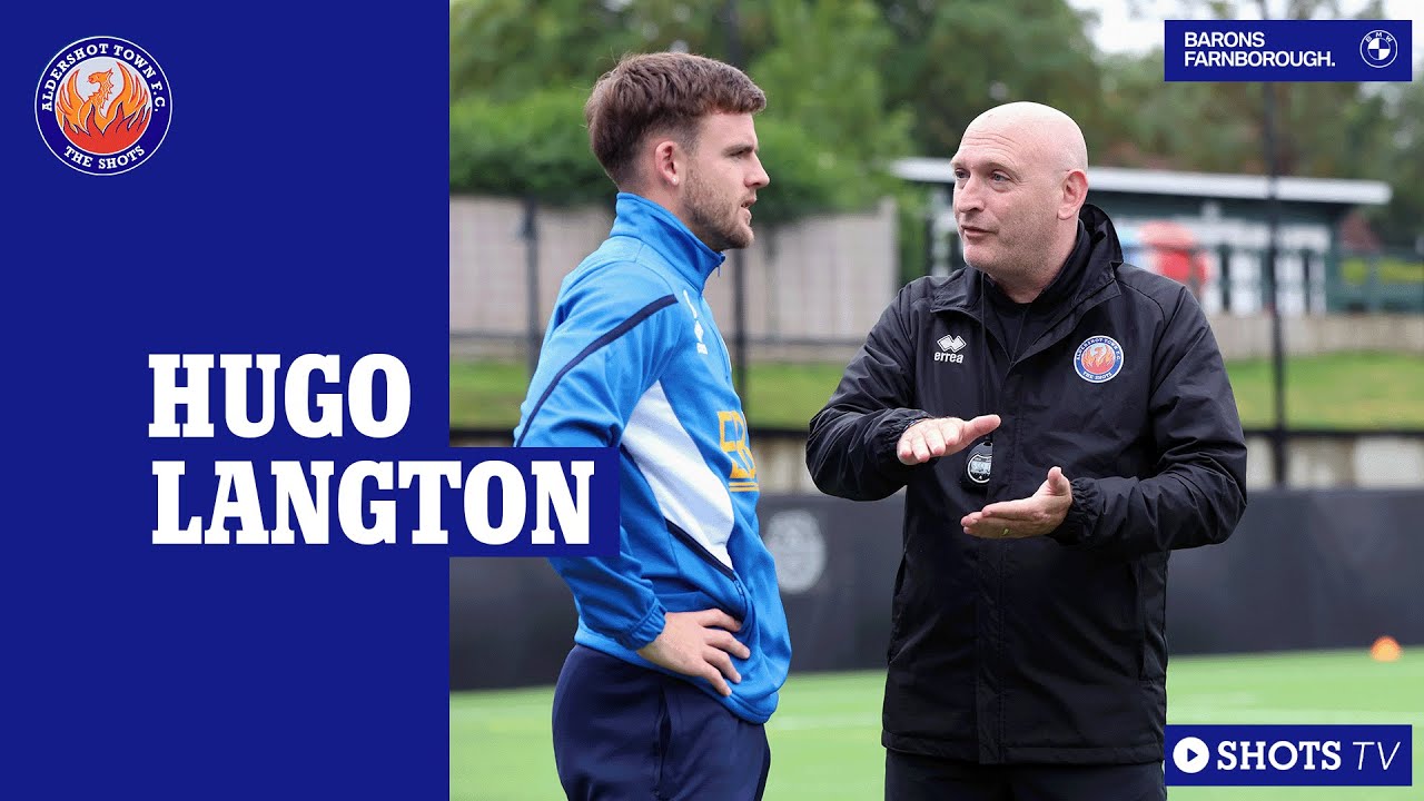 HUGO LANGTON POST-MATCH: Hanworth Villa (A) - YouTube