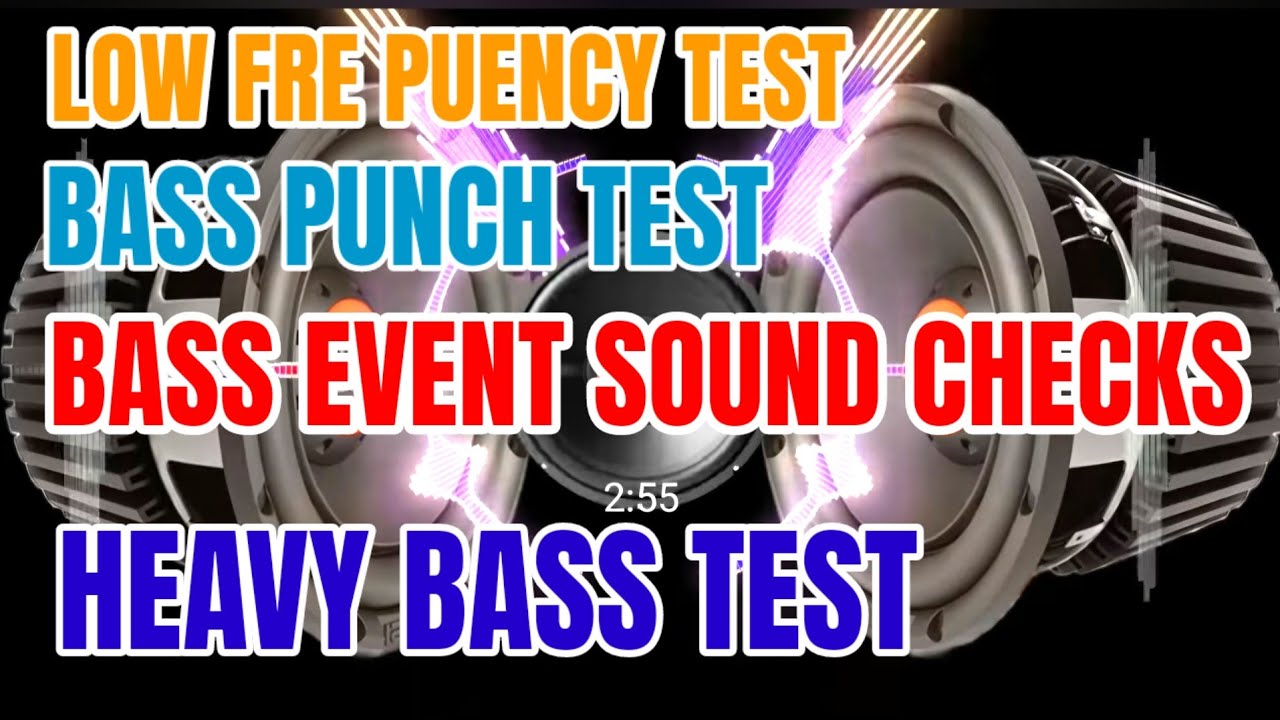 PROFESSIONAL BASS SOUND TEST MUSIC - YouTube
