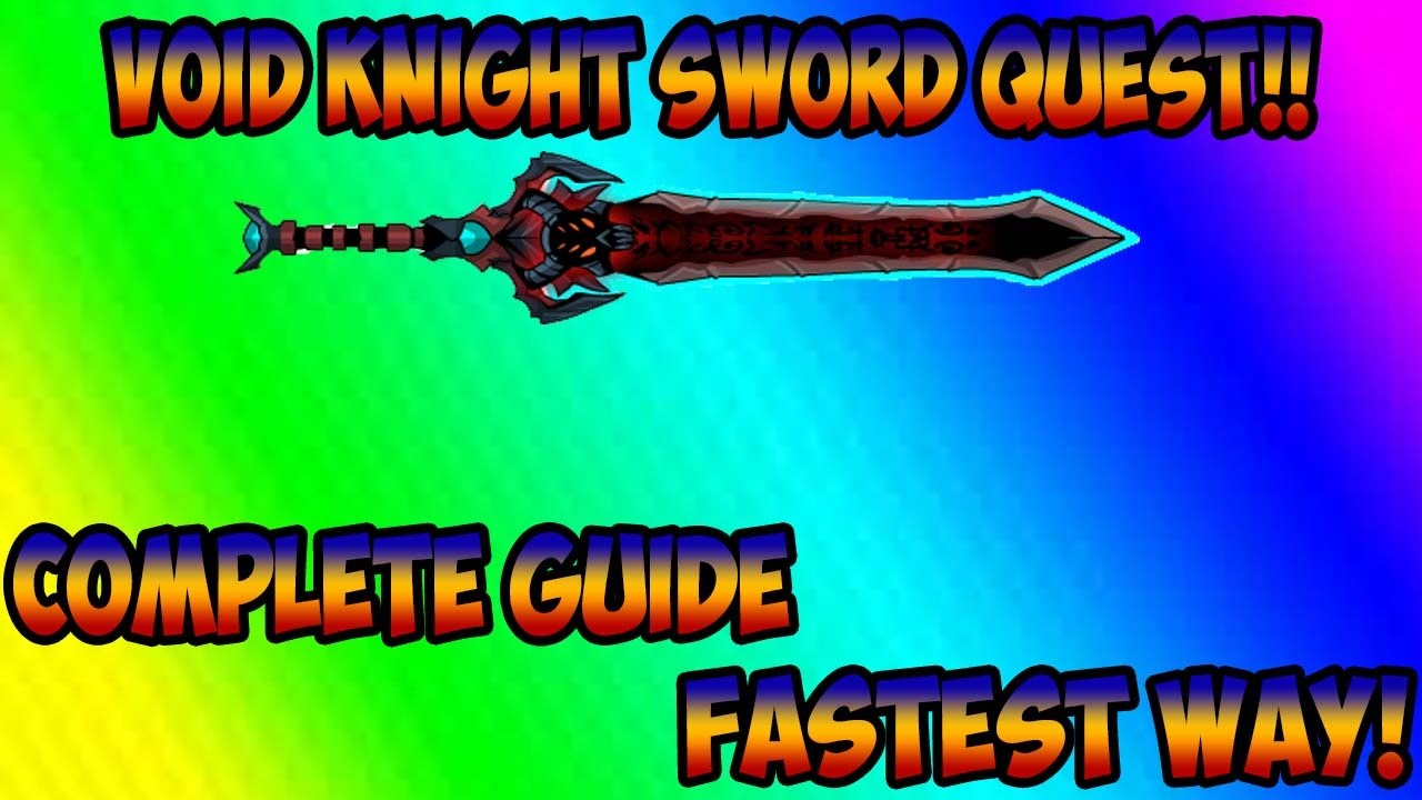~Aqw~ Void Knight Sword Pet Quest!!! - Fastest Way To Farm Voucher Non ...