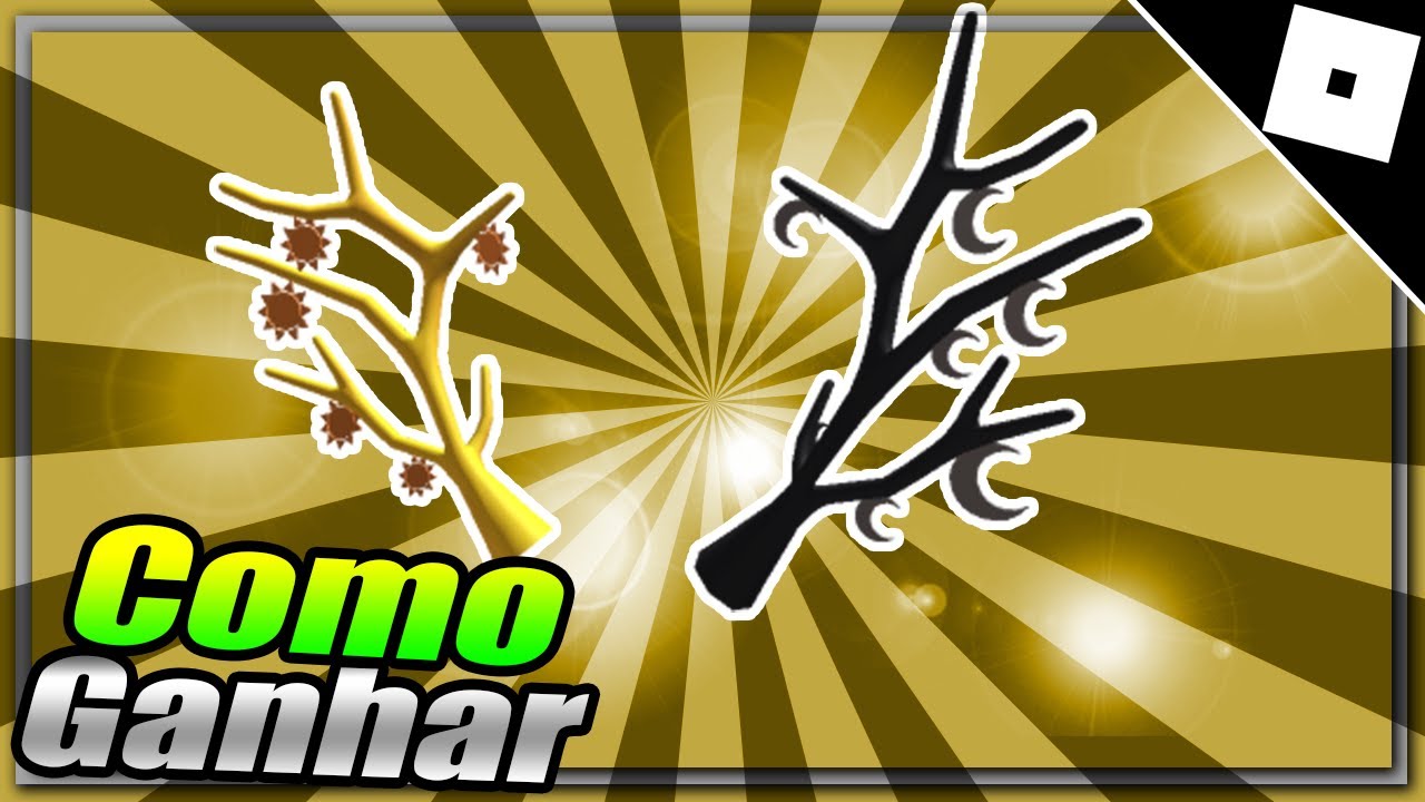 Corra Para Ganhar Agora o item Roblox Sun and Moon Antlers - YouTube