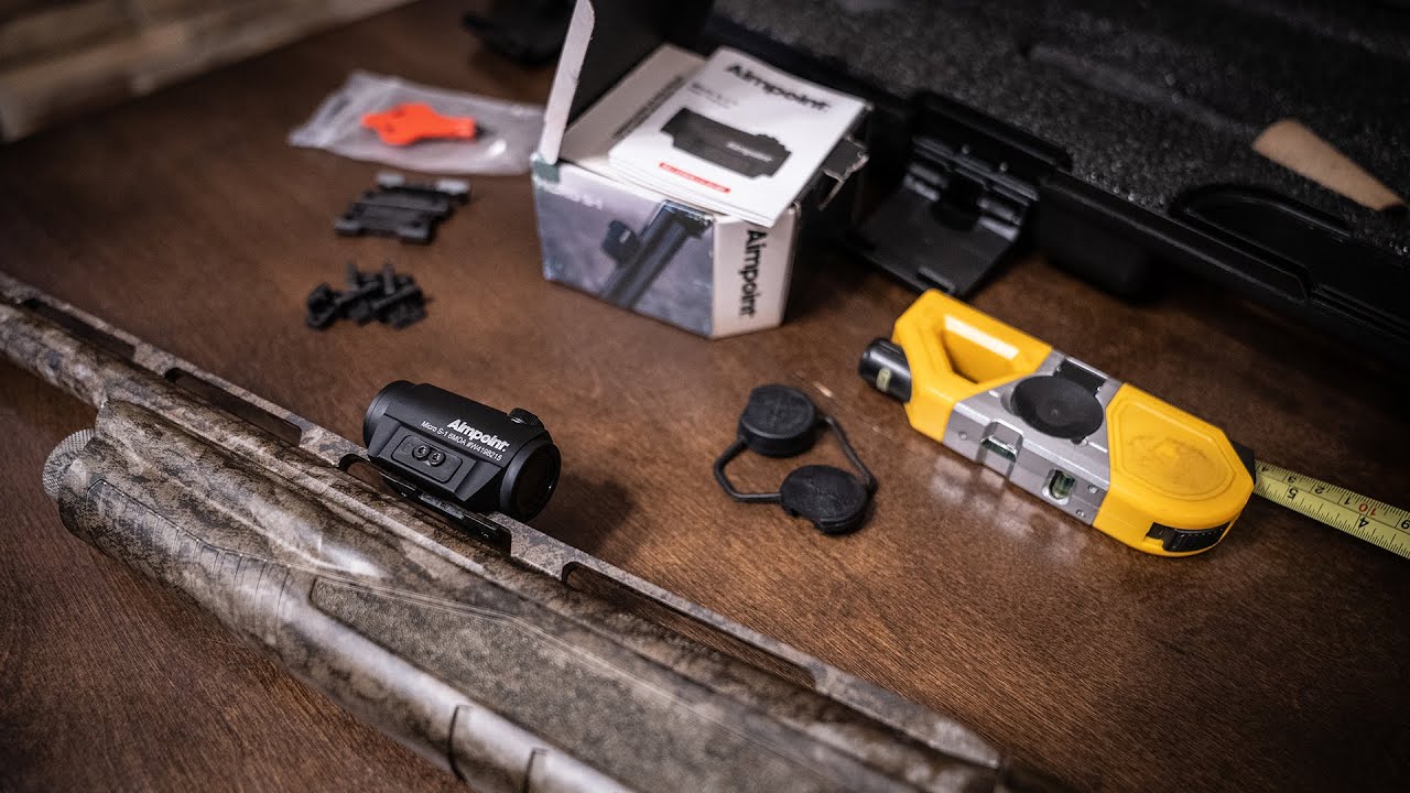Aimpoint Micro S-1 Red-Dot Shotgun Sight Installation - YouTube