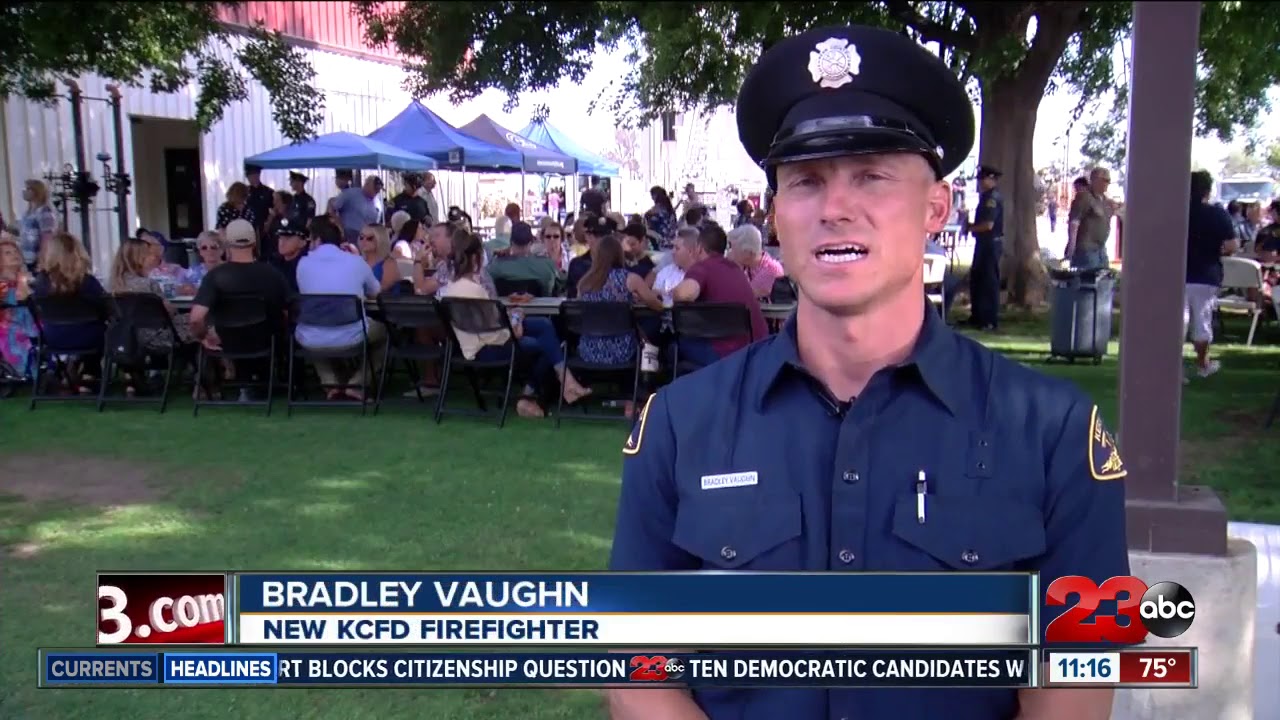 KCFD celebrates new recruits - YouTube