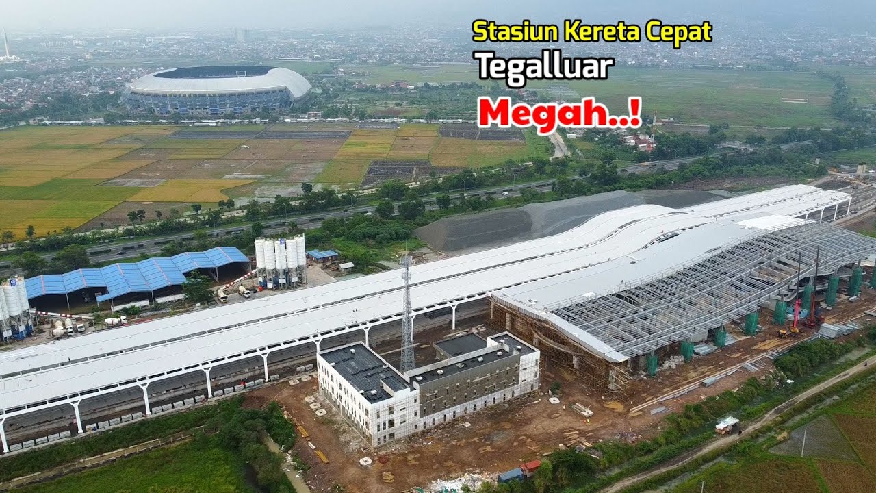 Dikebut untuk G20 Showcase, inilah KEMEGAHAN STASIUN KERETA CEPAT ...