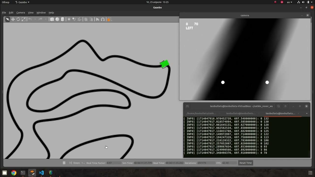 line follower using OpenCV - YouTube