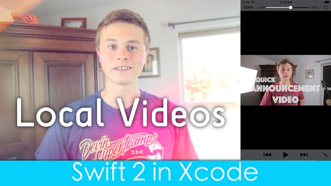 Play Local Videos! (Swift 2 in Xcode) - YouTube