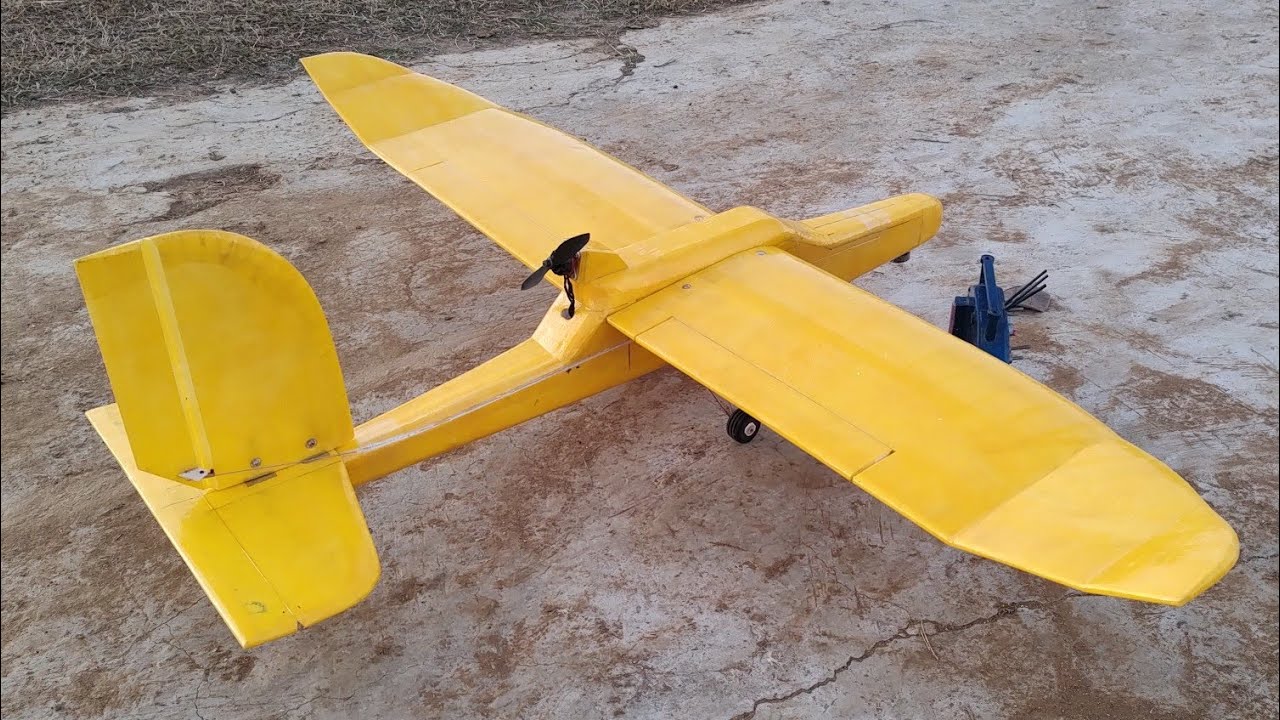 How To Make Sky Surfer best beginner rc plane - YouTube