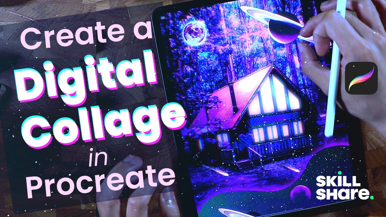 How to Create a Digital Collage in Procreate | A Skillshare Class - YouTube