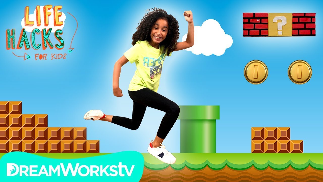 How To Turn Your Room Into a Video Game | LIFE HACKS FOR KIDS - YouTube