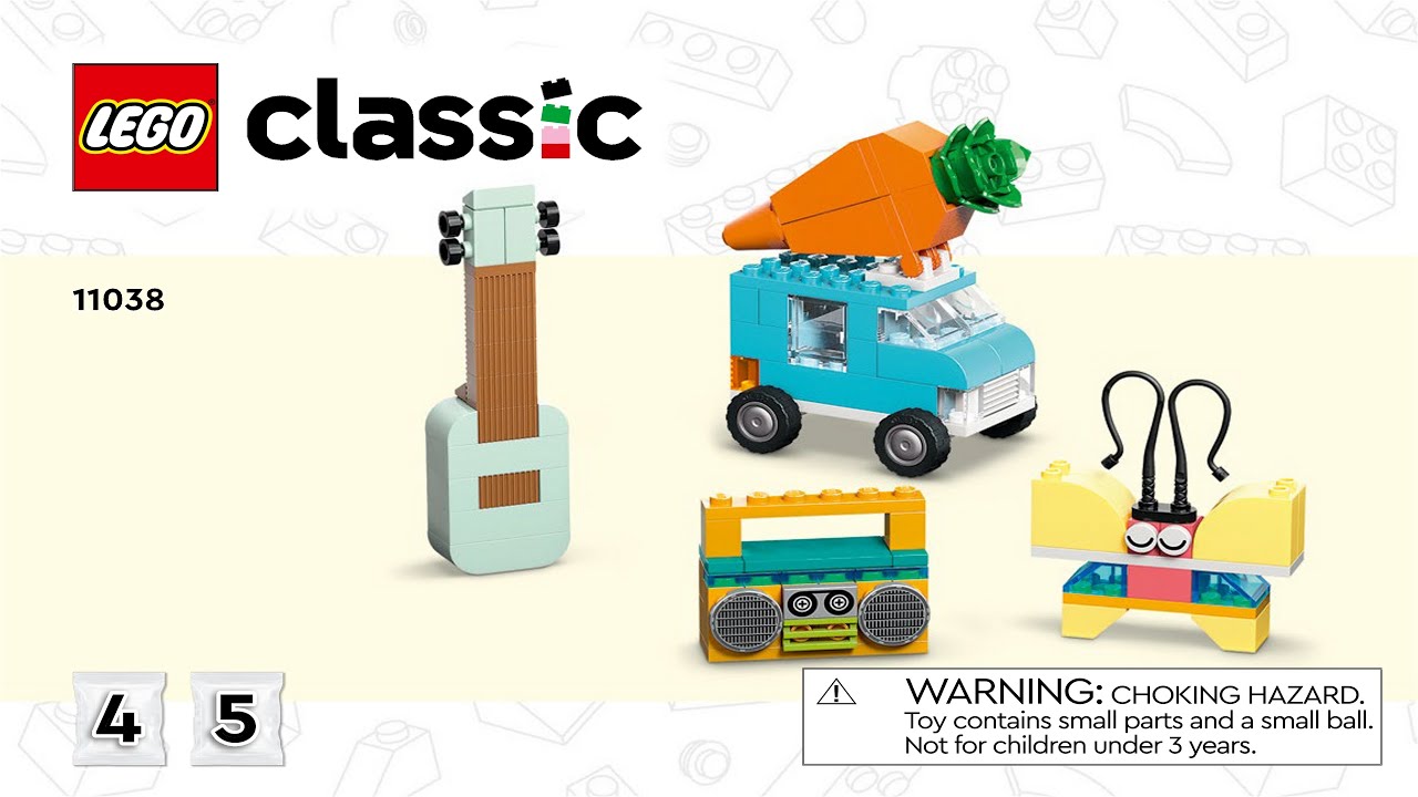LEGO instructions - Classic - 11038 - Vibrant Creative Brick Box (Book ...