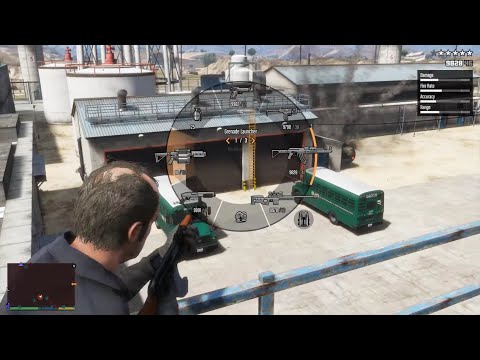 GTA 5 - Trevor’s Prison Raid + Ten Star Escape