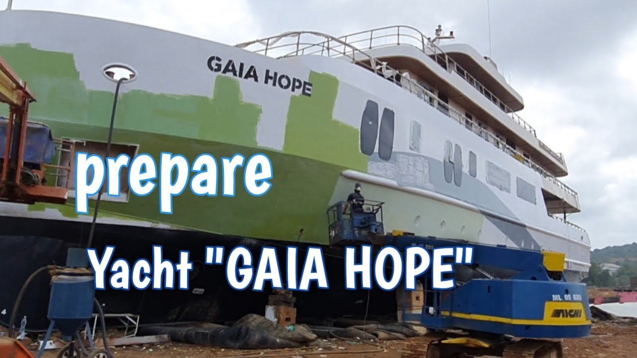new yacht GAIA HOPE - YouTube