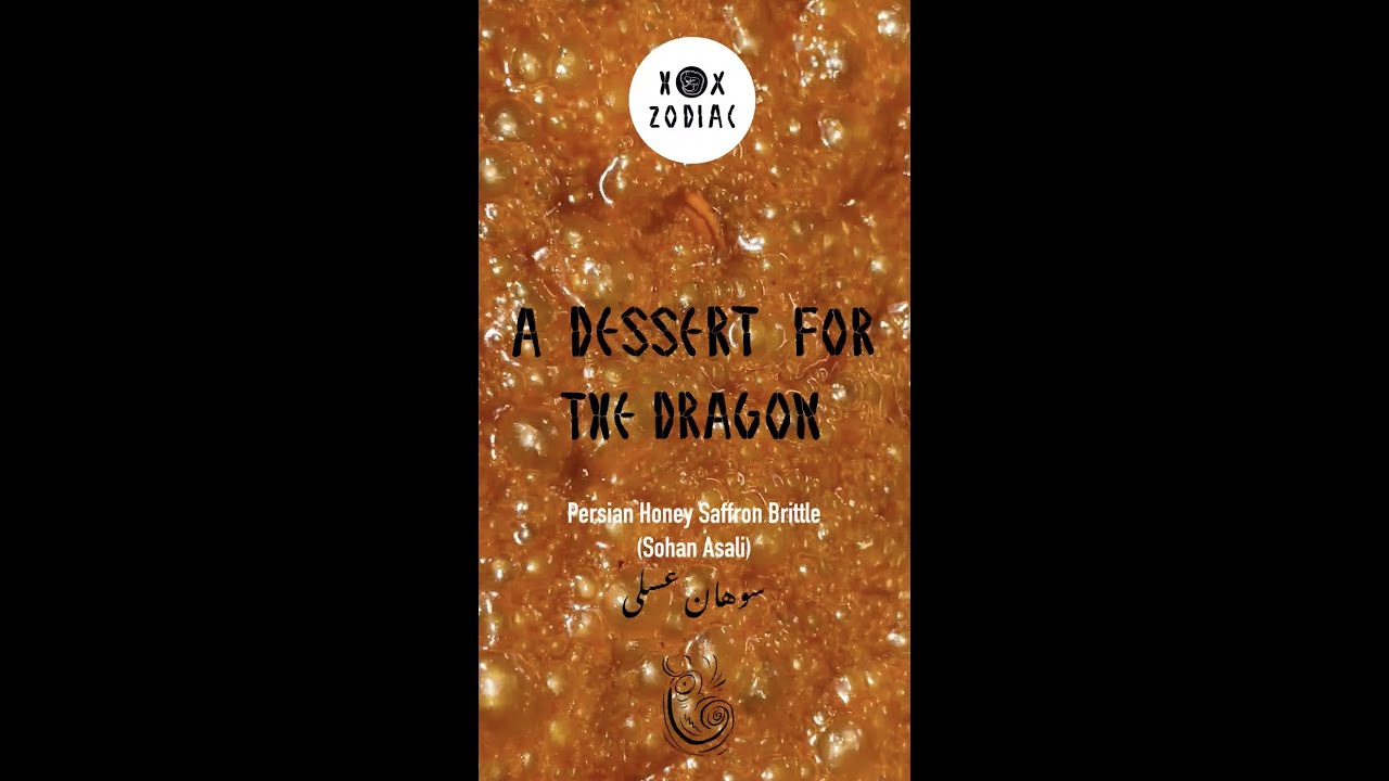Maryam Razi (HORSE) Offers Persian Honey Saffron brittle to the DRAGON ...