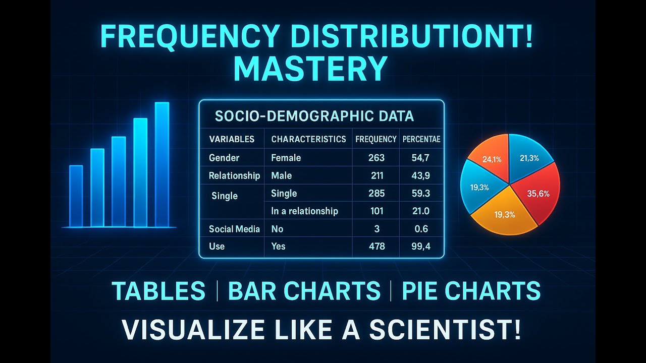 How to Create Frequency Distribution Tables and Charts in SPSS and Excel | Step-by-Step Tutorial ...