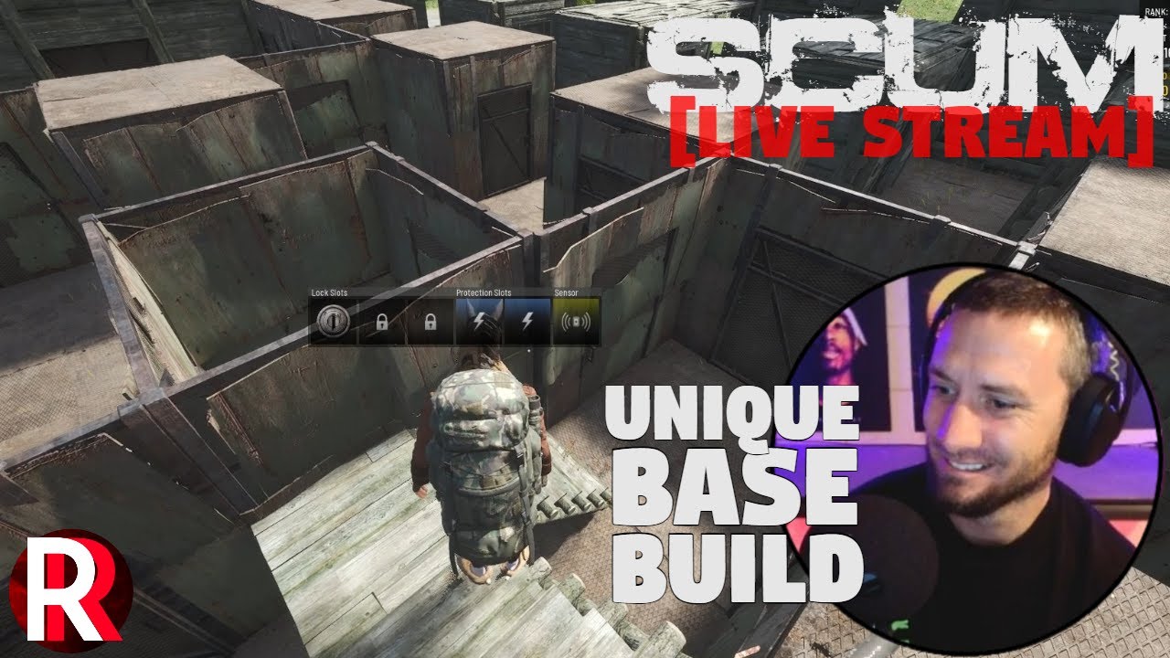 SCUM Unique Base Build - [LIVESTREAM] - YouTube