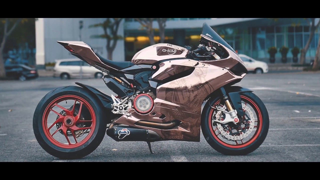 [Pro Wrap] - Ducati Panigale Rose Gold - YouTube