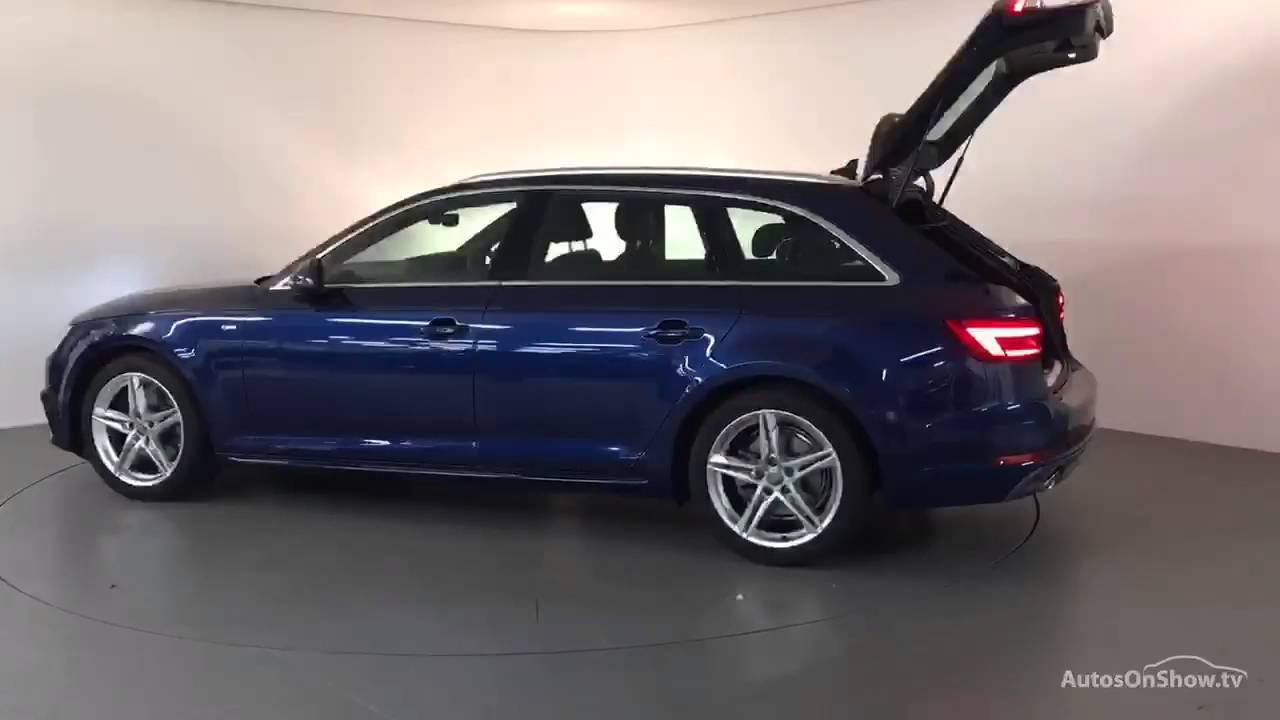 RV16KCE AUDI A4 AVANT TDI S LINE BLUE 2016, Derby Audi - YouTube