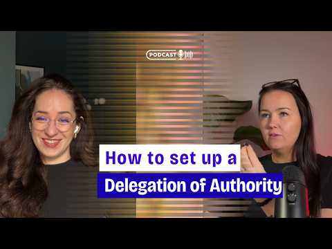 Every CRA must know how to set up a Delegation of Authority (DOA) Log