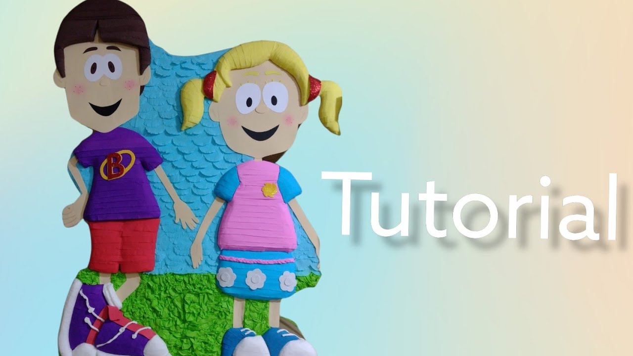piñata Biper y flipy| Biper y sus amigos | tutorial| estilo tipoi | how ...