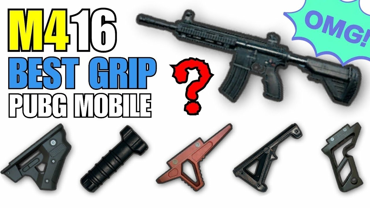 Grip Tutorial. Which grip is best for M416 spray? - YouTube