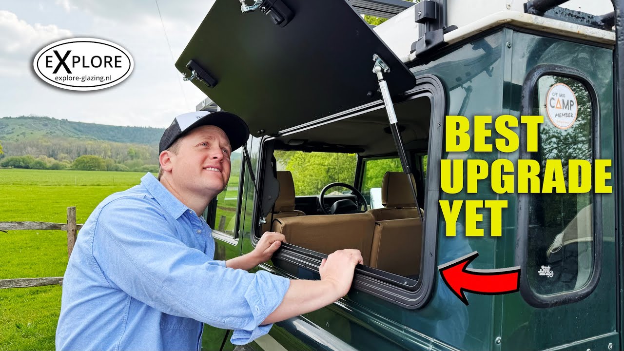 Best Upgrade To My Defender So Far: Gullwing Windows By Explore Glazing ...