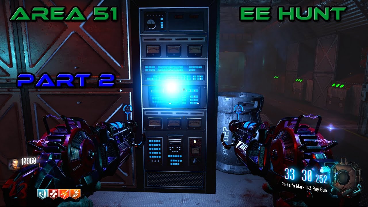 Bo3 New Custom Zombies Area 51 EE Hunt Part 2! The Fuse Panel - YouTube