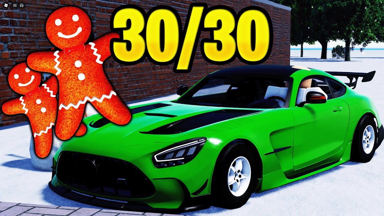ALL 30 GINGERBREAD LOCATIONS Fix It Up FREE AMG GT Roblox - YouTube