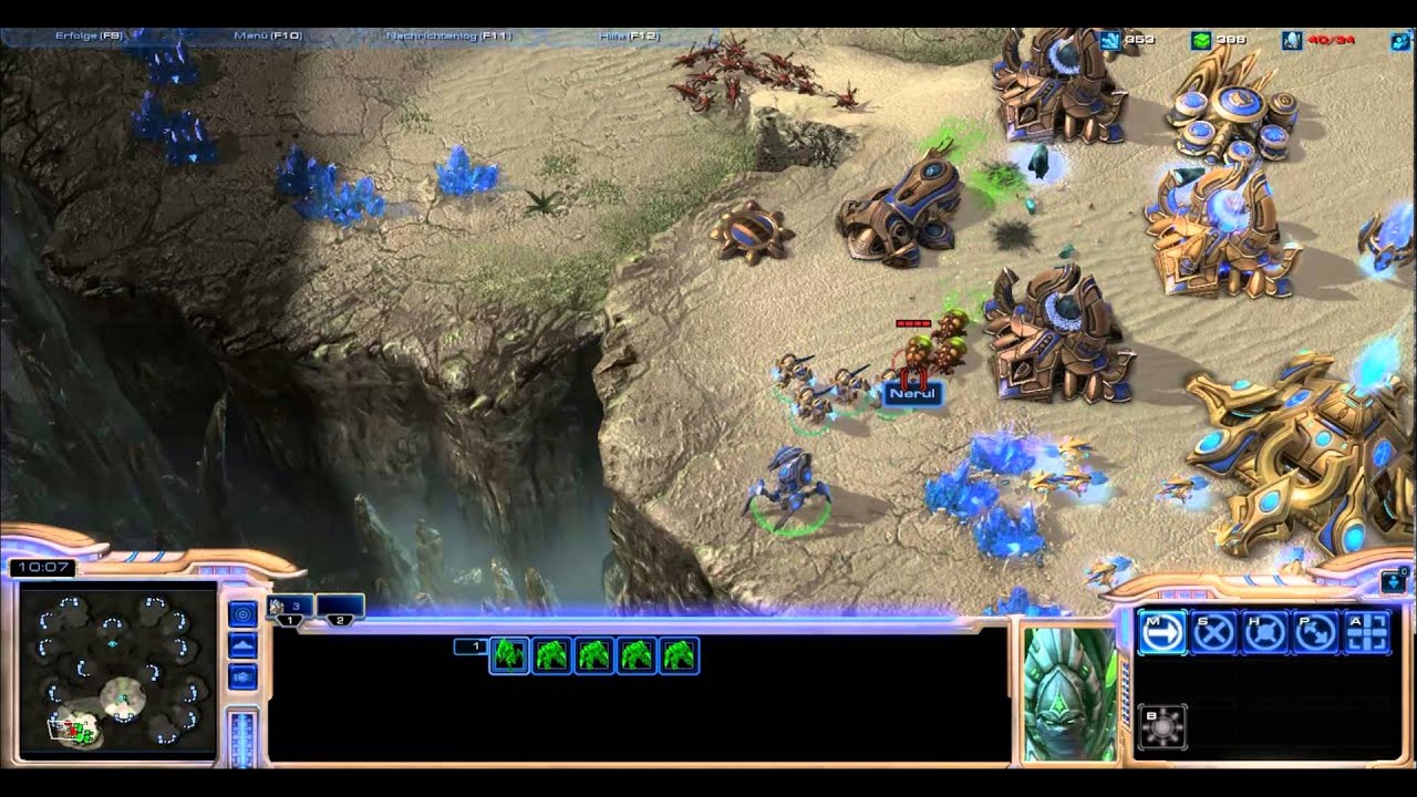 Let's play Starcraft 2 Multiplayer #1 (feindkontakt)(German)(Full HD ...