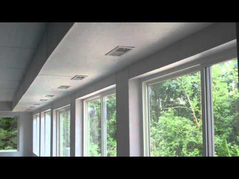 Indoor Pool with Overhead Ductwork