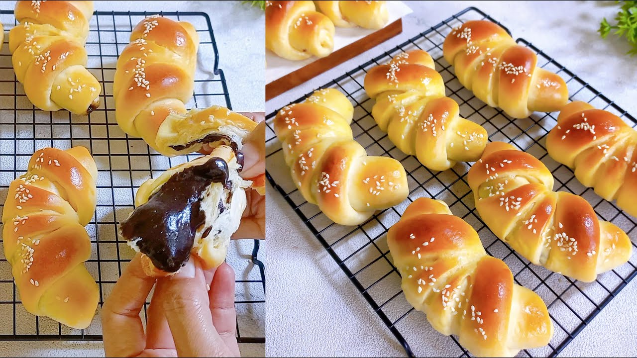 Yuk bikin roti manis yang bentuknya unik !|Roti Manis Gulung isi ...