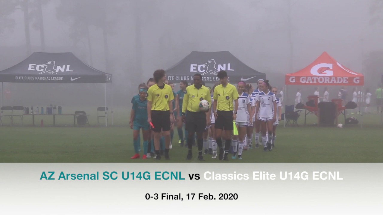 2020 Texas ECNL Showcase, Classics Elite U14G ECNL vs AZ Arsenal SC ...