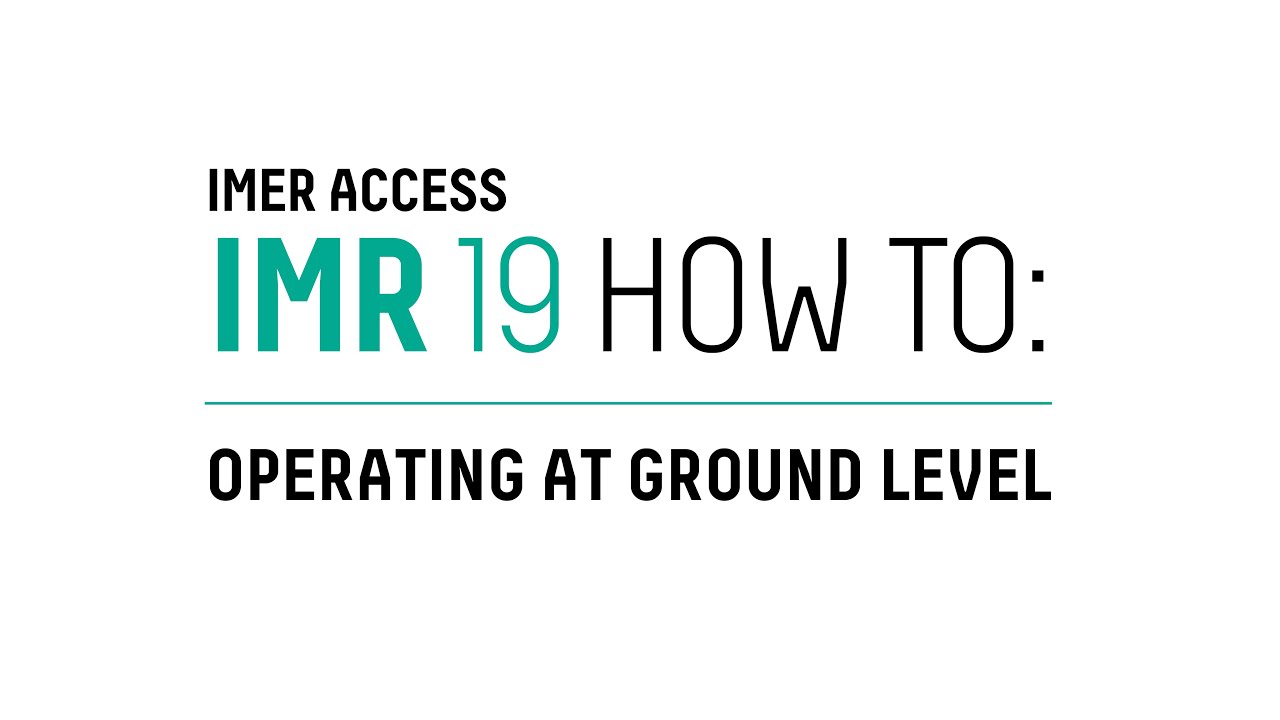 IM R 19 Instructional Series: How To Operate the Lift from the Ground ...