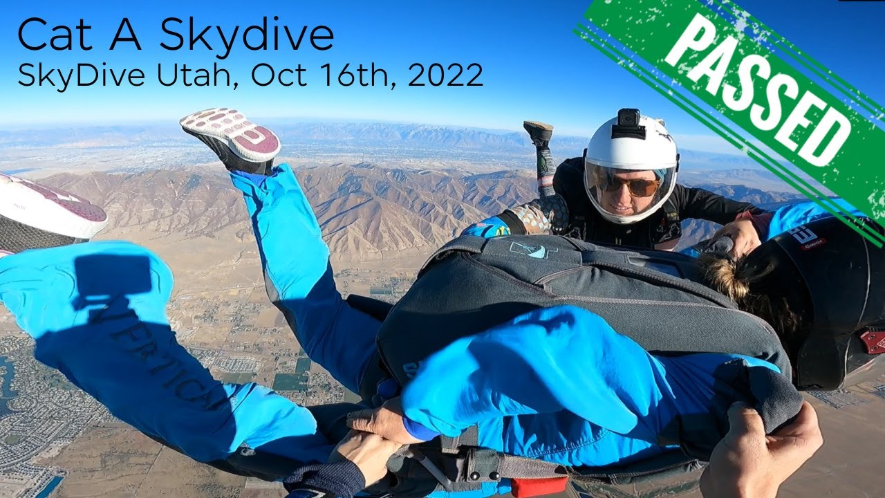 Skydive Utah AFF Progression, Cat A Jump - YouTube
