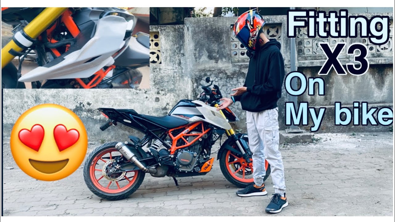 Fitting X3 kit on my duke 390 😍 | MODIFICATION| - YouTube