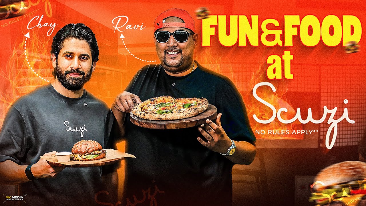 Naga Chaitanya SCUZI | Burgers | Pizza | Pasta | Ravitej | Street Byte ...