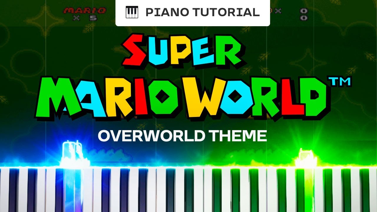 Overworld Theme (from New Super Mario Bros.) - Piano Tutorial - YouTube