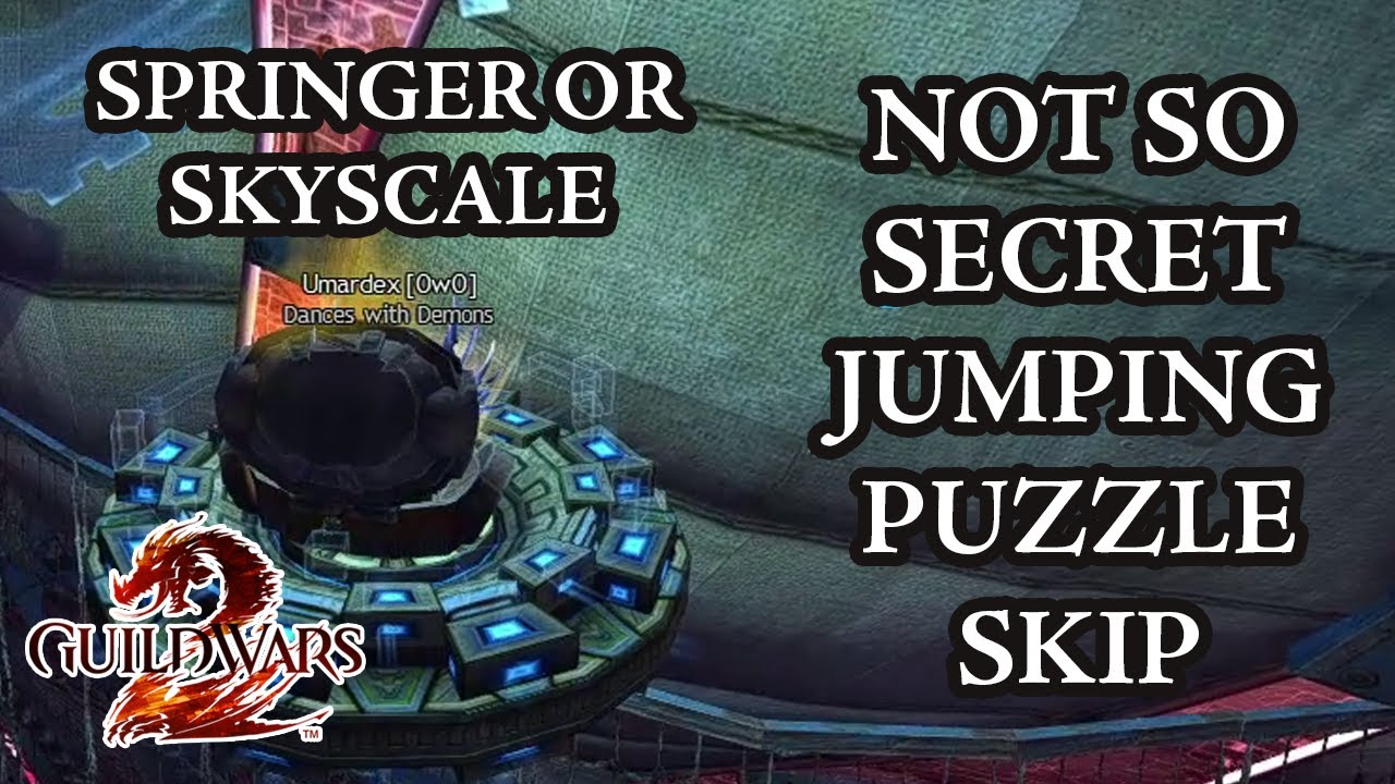 Not So Secret Jumping Puzzle Skip | Springer/Skyscale | Guild Wars 2 ...