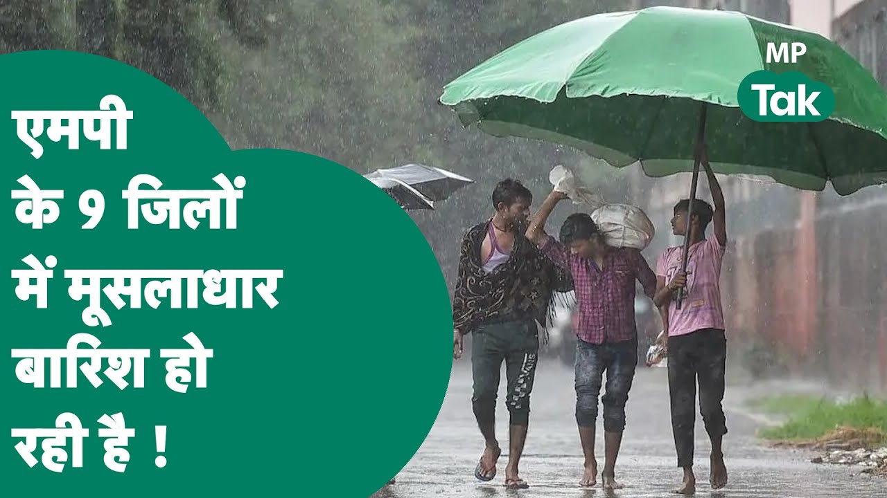 MP Weather: Madhya Pradesh के 9 जिलों में हो रही जोरदार बारिश, मौसम ...