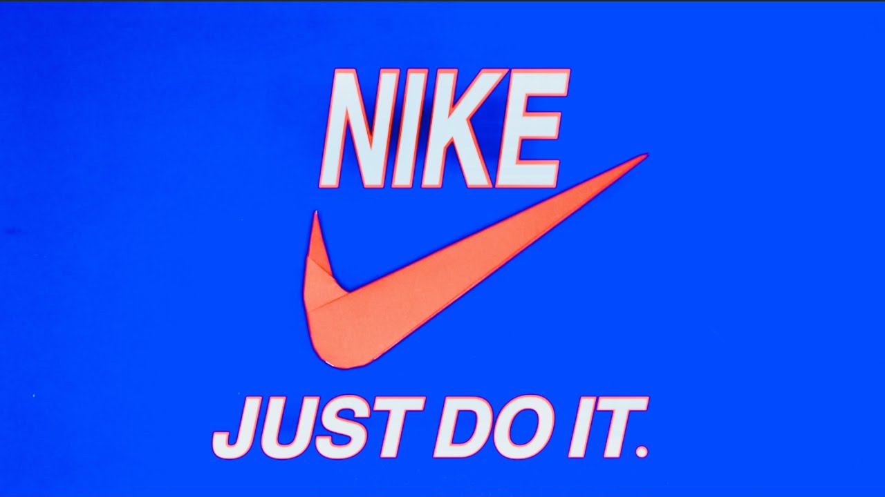How to make origami Nike Logo easy tutorial - YouTube