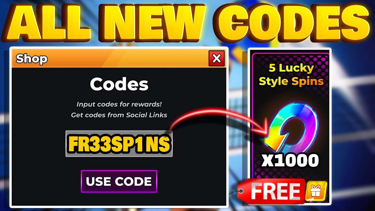 ALL NEW Volleyball Legends Codes 2025 | How to get FREE Lucky Spins ...