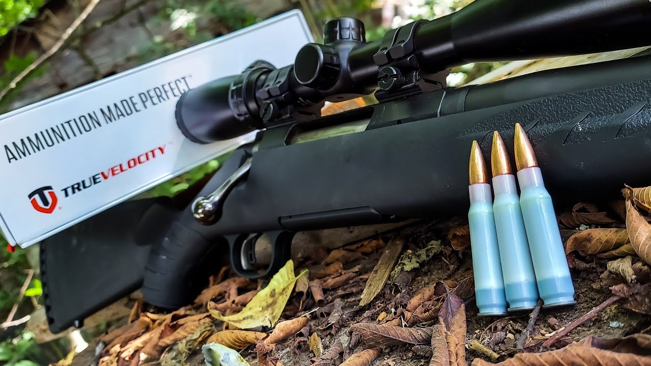 True Velocity 308win - Ruger American 100 Yard Test - YouTube