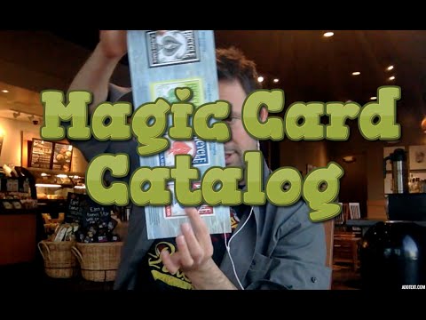 Magic Card Catalog (3d Advertising by Henry Evans) - YouTube