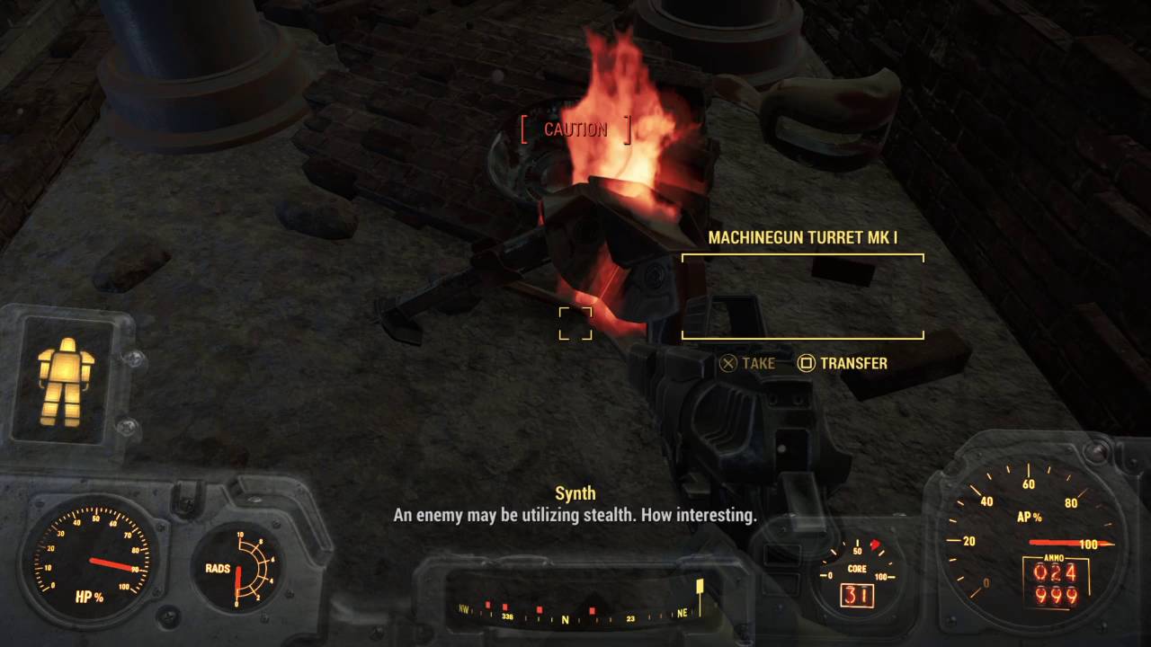 Fallout 4 - Im on fire again - YouTube