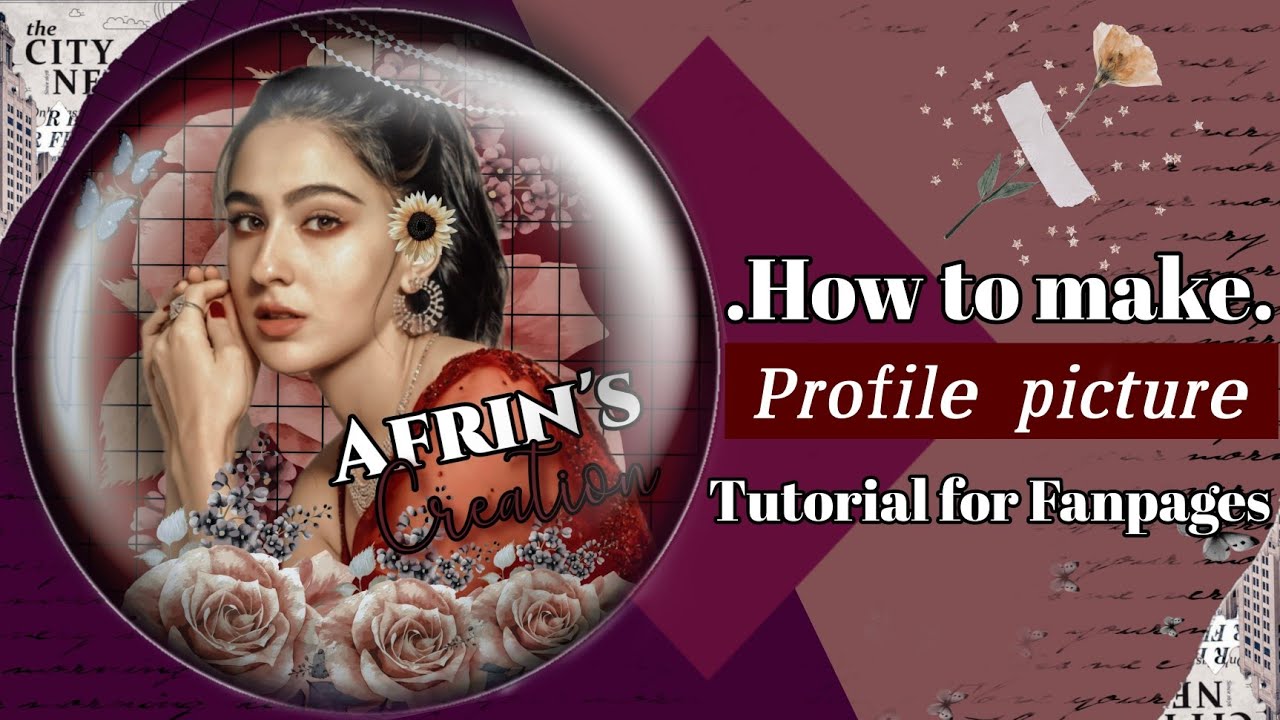 How to make PFP/profile picture tutorial for fanpages/picsArt editing ...