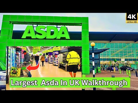 Inside The UK's Largest ASDA 🇬🇧 | See The Best Deals Ever | Full Shop Walk Tour | 4K HDR