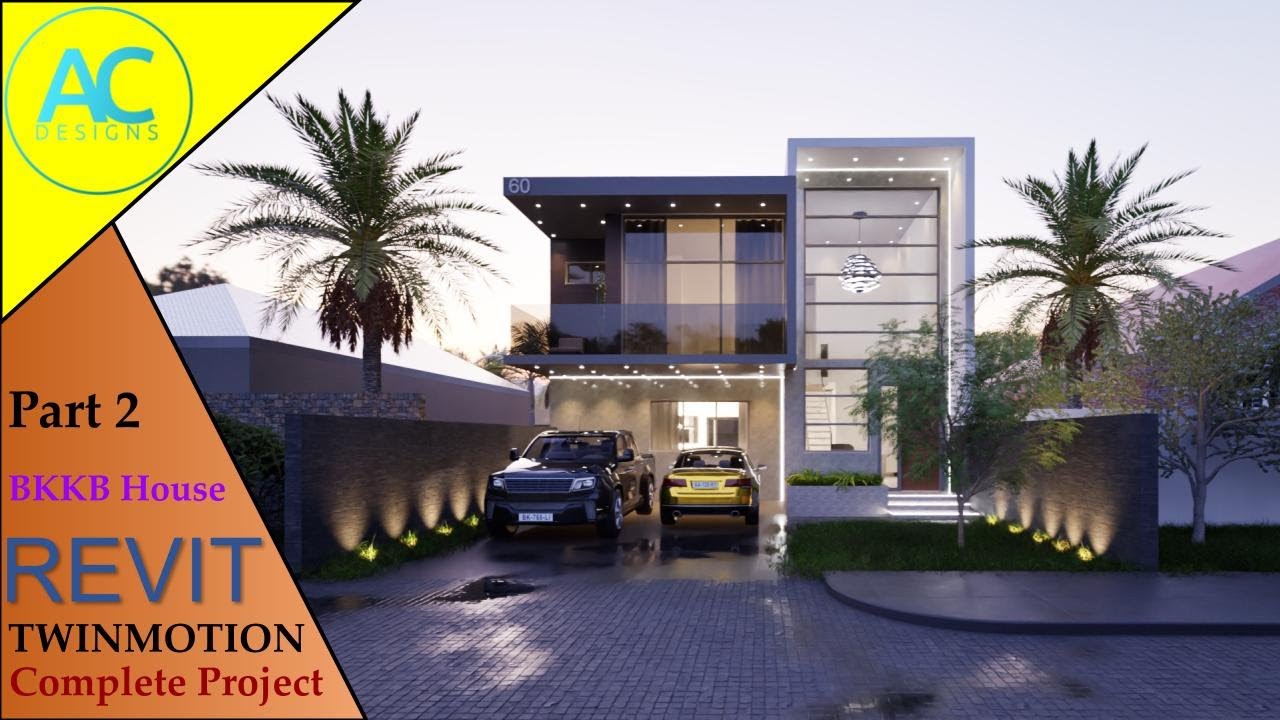 BKKB House | Part 2 | Complete Step By Step Project | Revit and Twinmotion Tutorial - YouTube