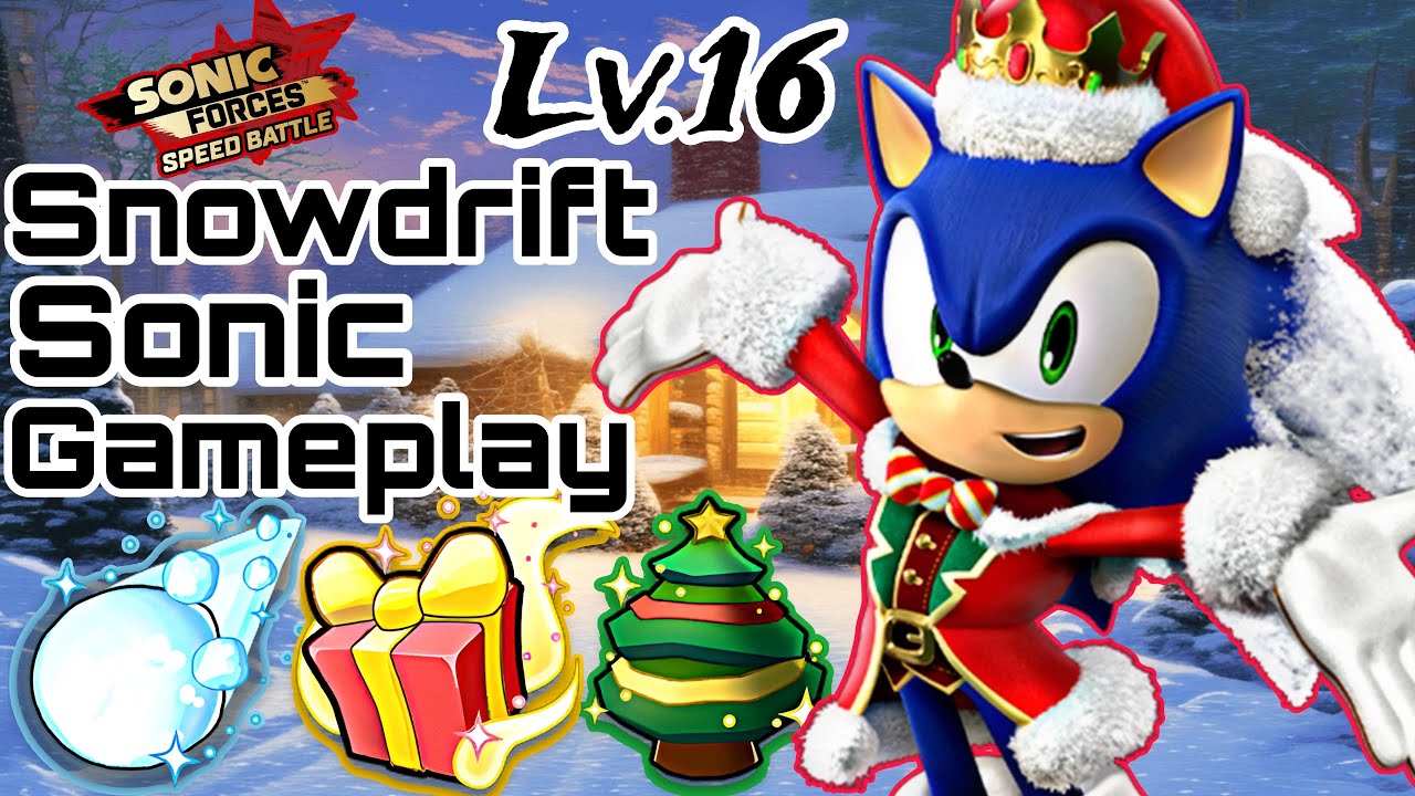 Sonic Forces Speed Battle ️🎄 Snowdrift Sonic - Gameplay - 6591 to 6703 ...